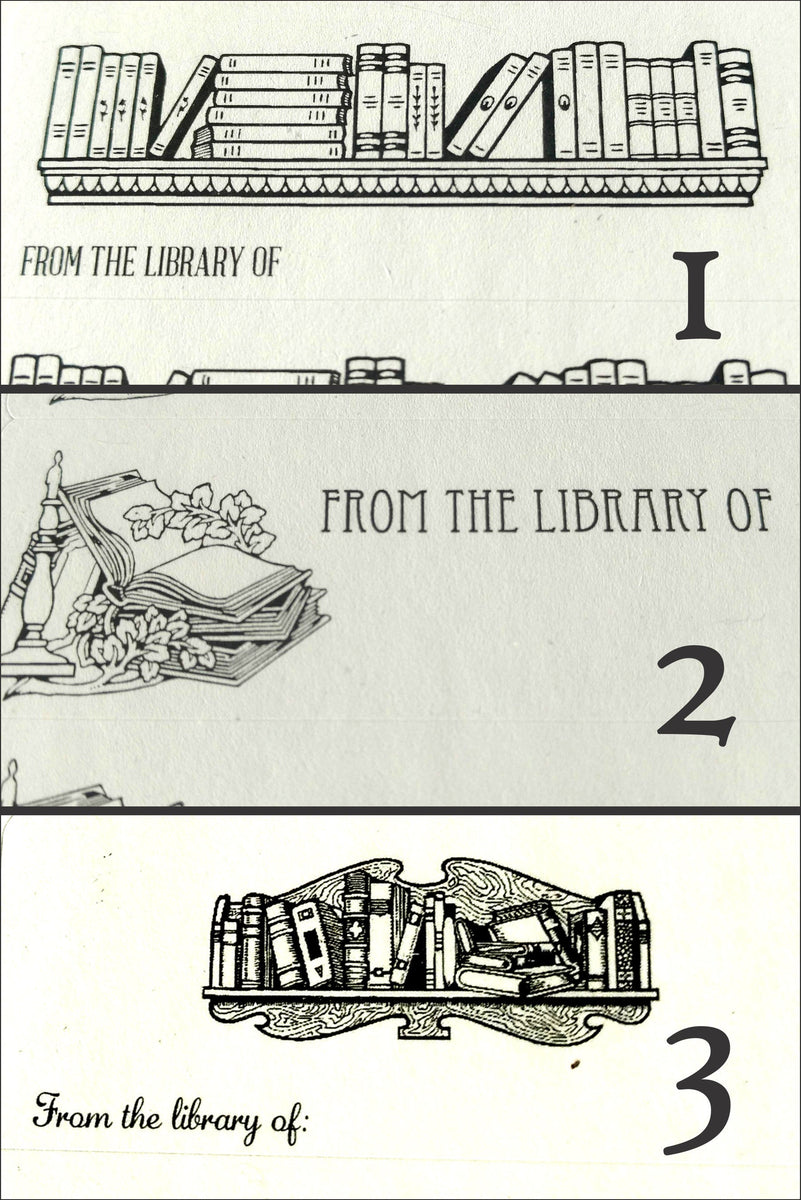 Library: Book Plate Stickers – Any Key Press